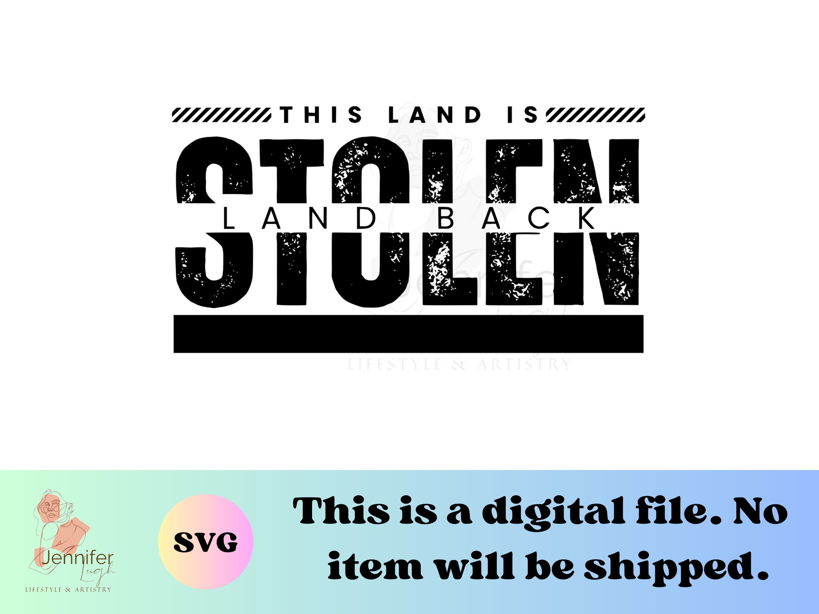 Indigenous Stolen Landback SVG PNG Native Digital Download for - Etsy