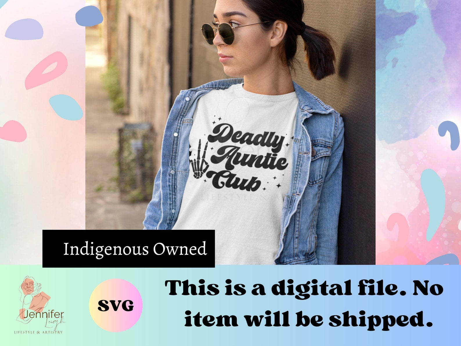 Deadly Auntie Indigenous SVG Native Digital Downloads for Cricut Vinyl ...