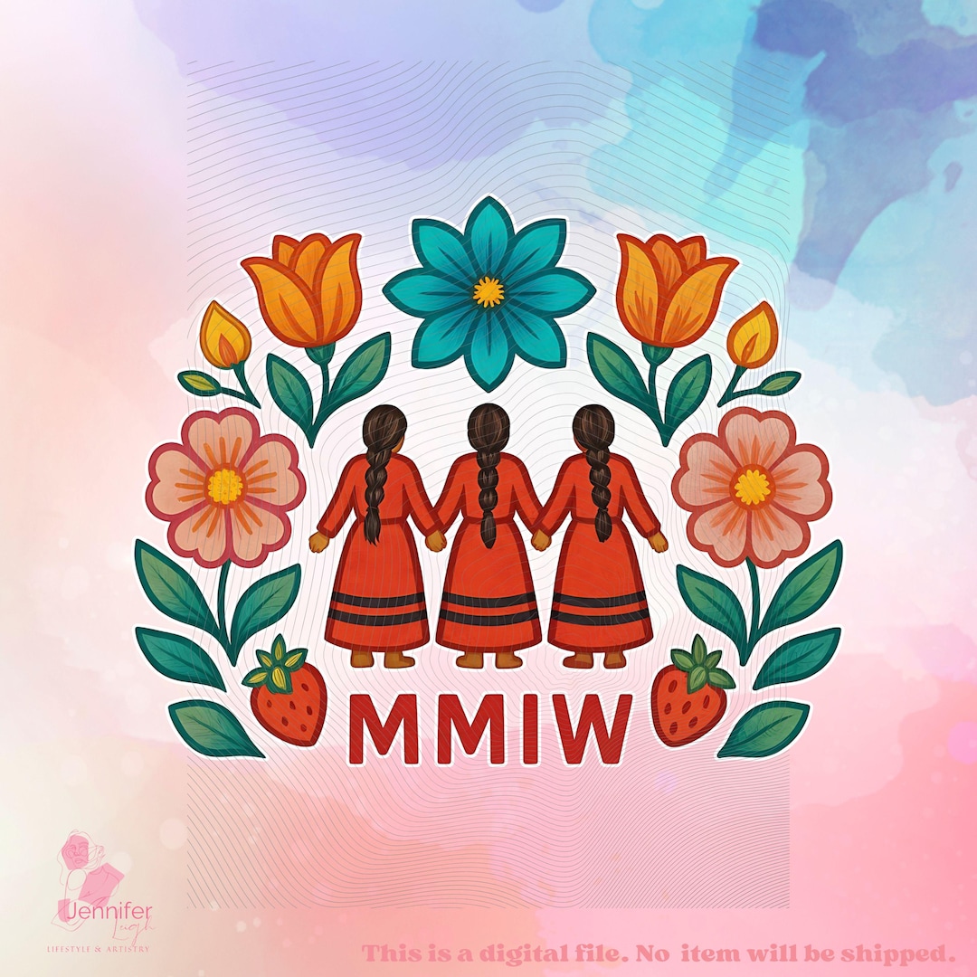 Native Floral MMIW Indigenous Png Native Digital Download, Sublimation ...