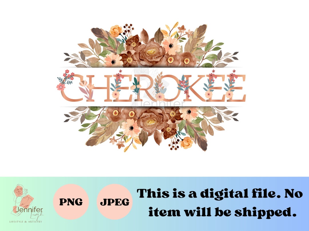 Indigenous Cherokee JPEG PNG Native Digital Download for Wall Art ...