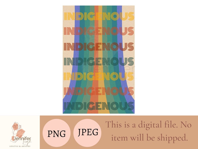 Indigenous Jpeg Png for Wall Art Printable Iron On - Etsy