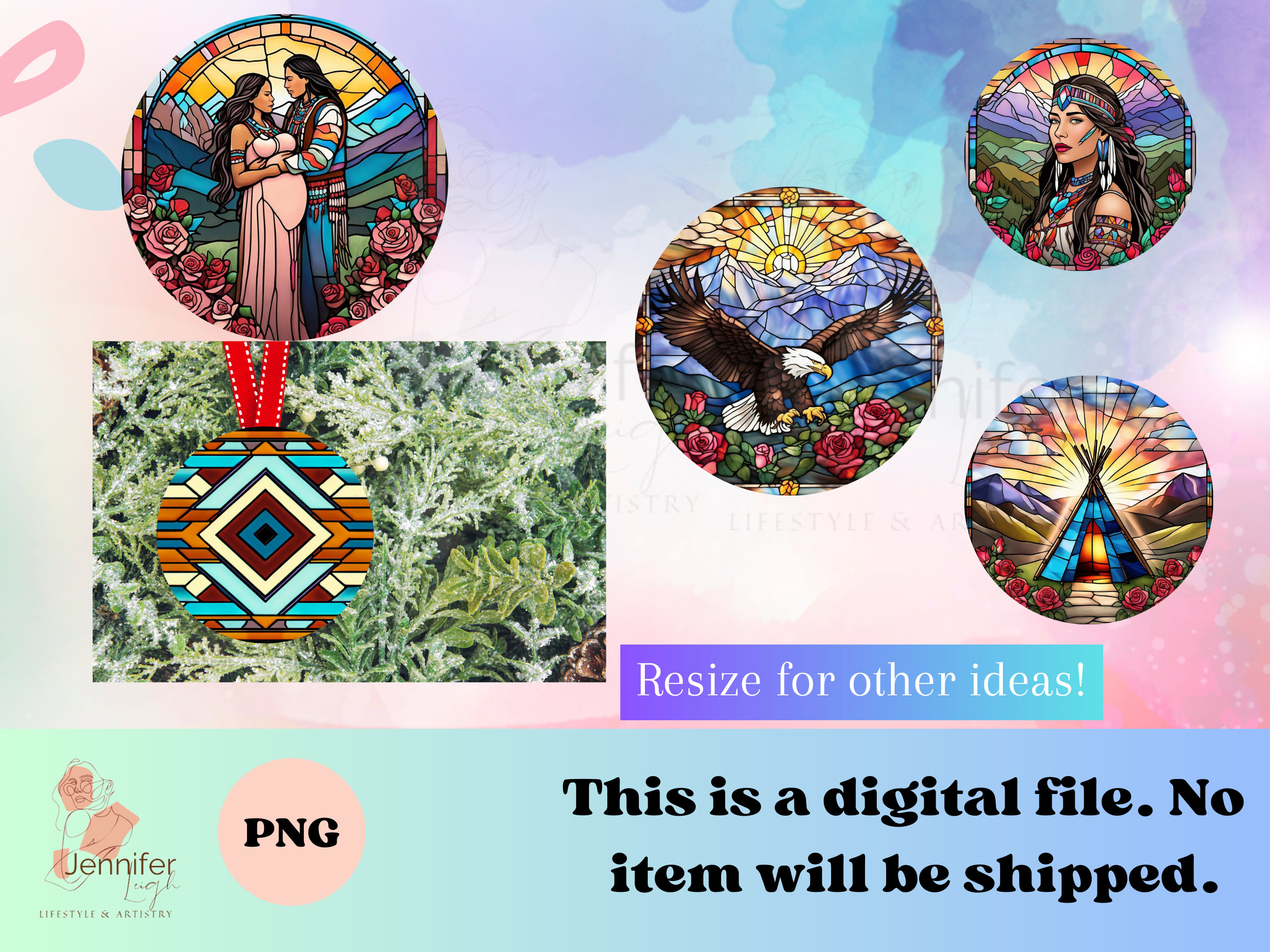 Indigenous Round Bundle Png Native Digital Download for Sublimation ...