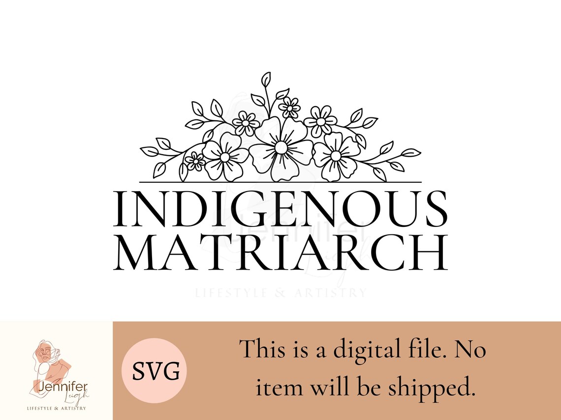 Indigenous Matriarch SVG PNG Digital Download - Etsy