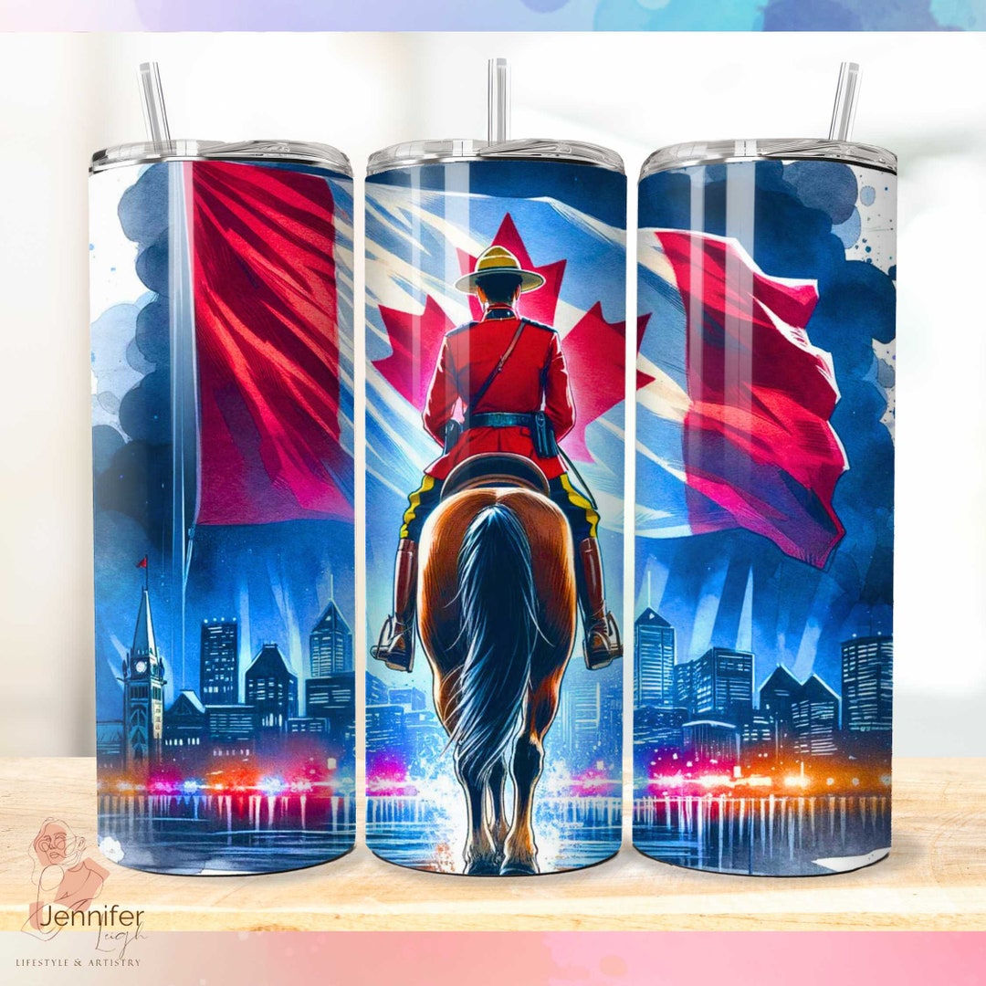 RCMP Canadian Tumbler Wrap PNG Digital Download for 20 Oz 9.2 X 8.3 ...