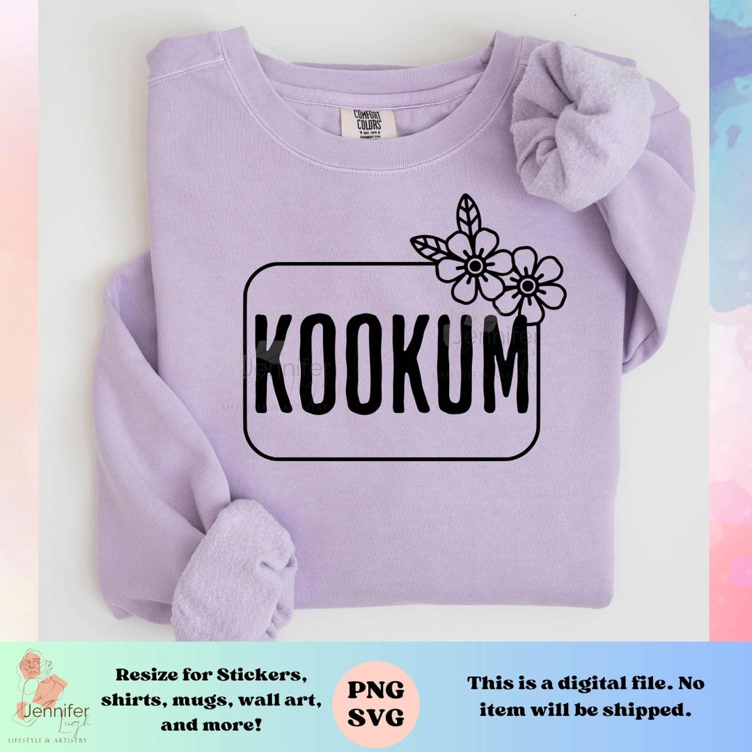 Indigenous Kookum SVG PNG Native Digital Download for Cricut, Shirts ...