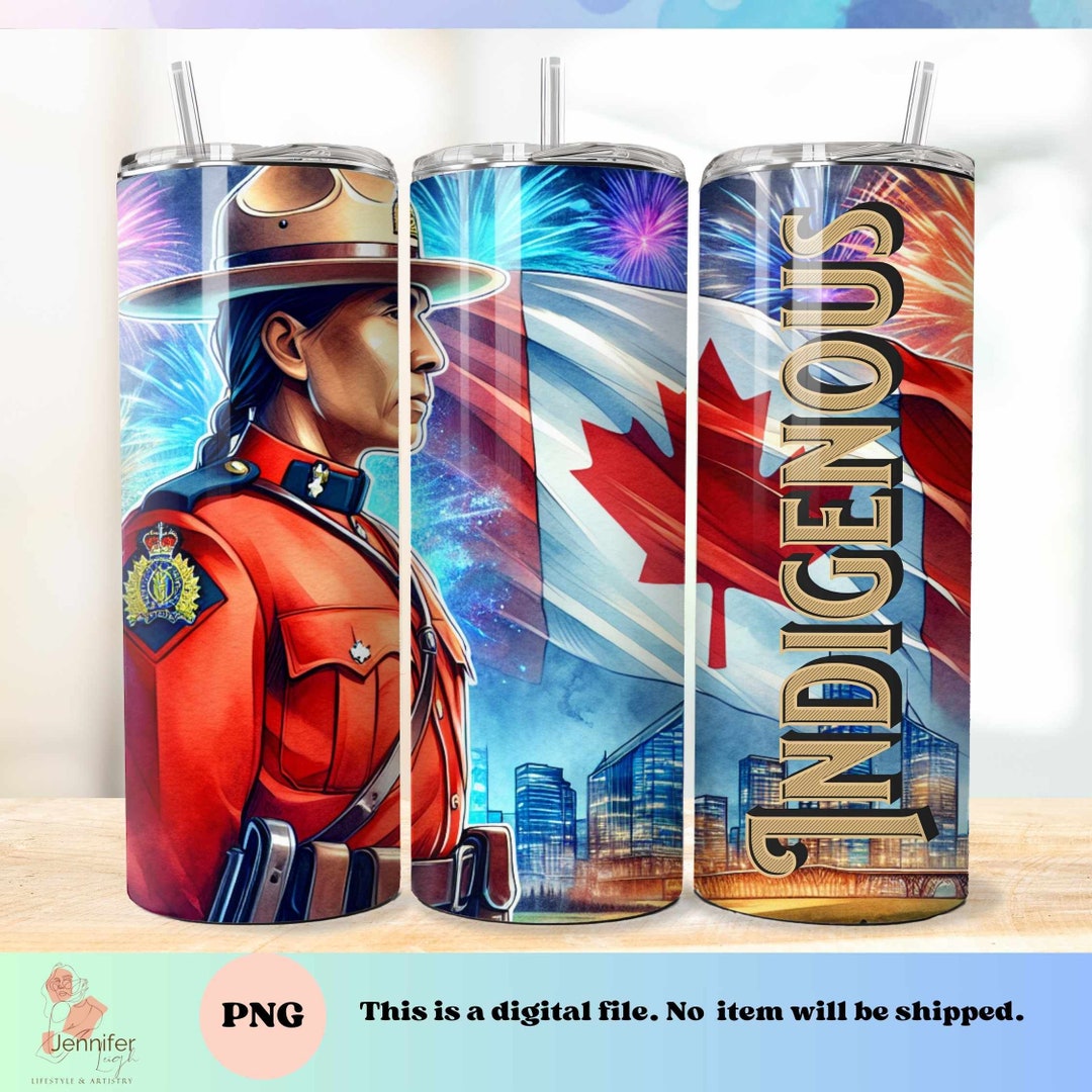 RCMP Indigenous Png Native Pride Tumbler Wrap Digital Download for 20 ...
