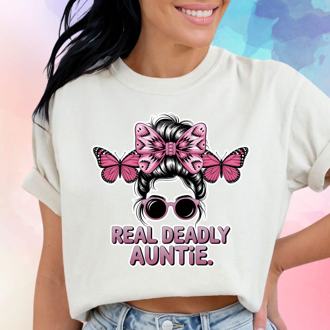 Real Deadly Auntie Indigenous PNG JPG Digital Downloads for Sublimation ...