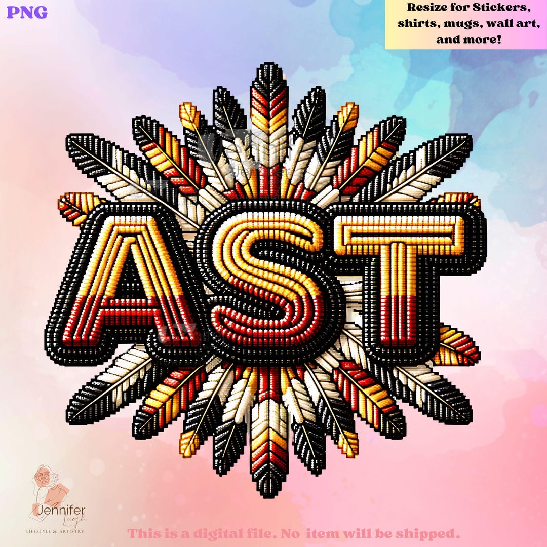 AST Indigenous PNG Native Instant Download for Wall Art, Printable Heat ...