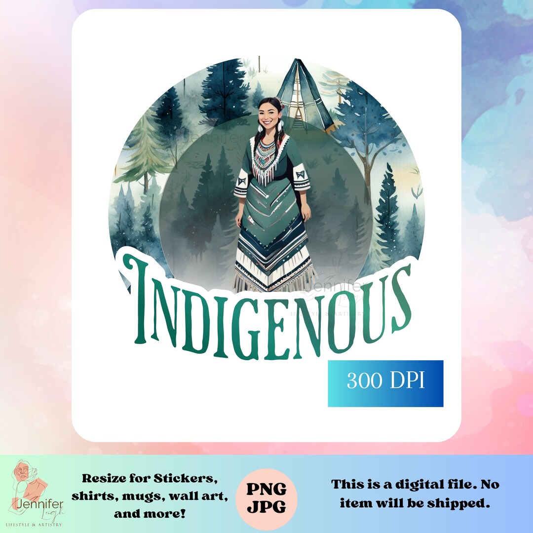 Indigenous PNG JPG Native Digital Downloads for Shirts, Printable Vinyl ...