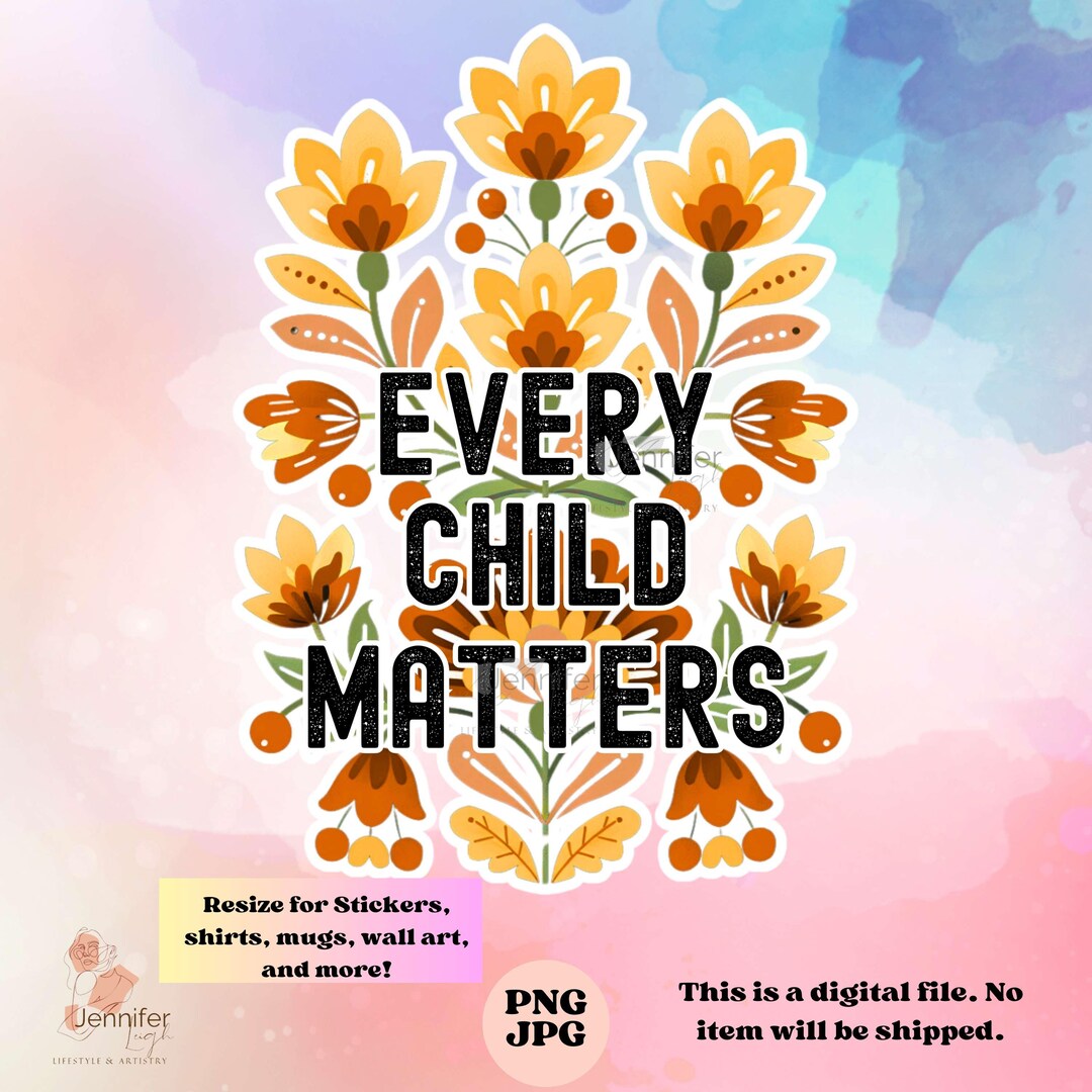 Every Child Matters Indigenous Design. Instant Native Digital Download ...