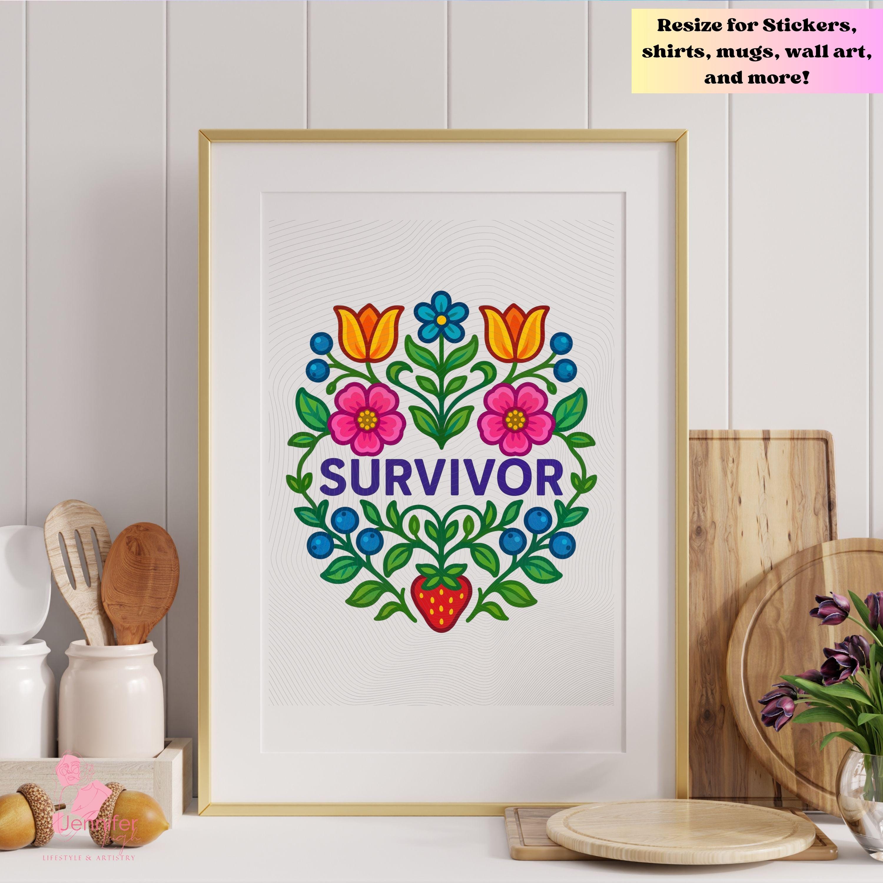 Indigenous Survivor Florals PNG Native Digital Downloads for Shirts ...