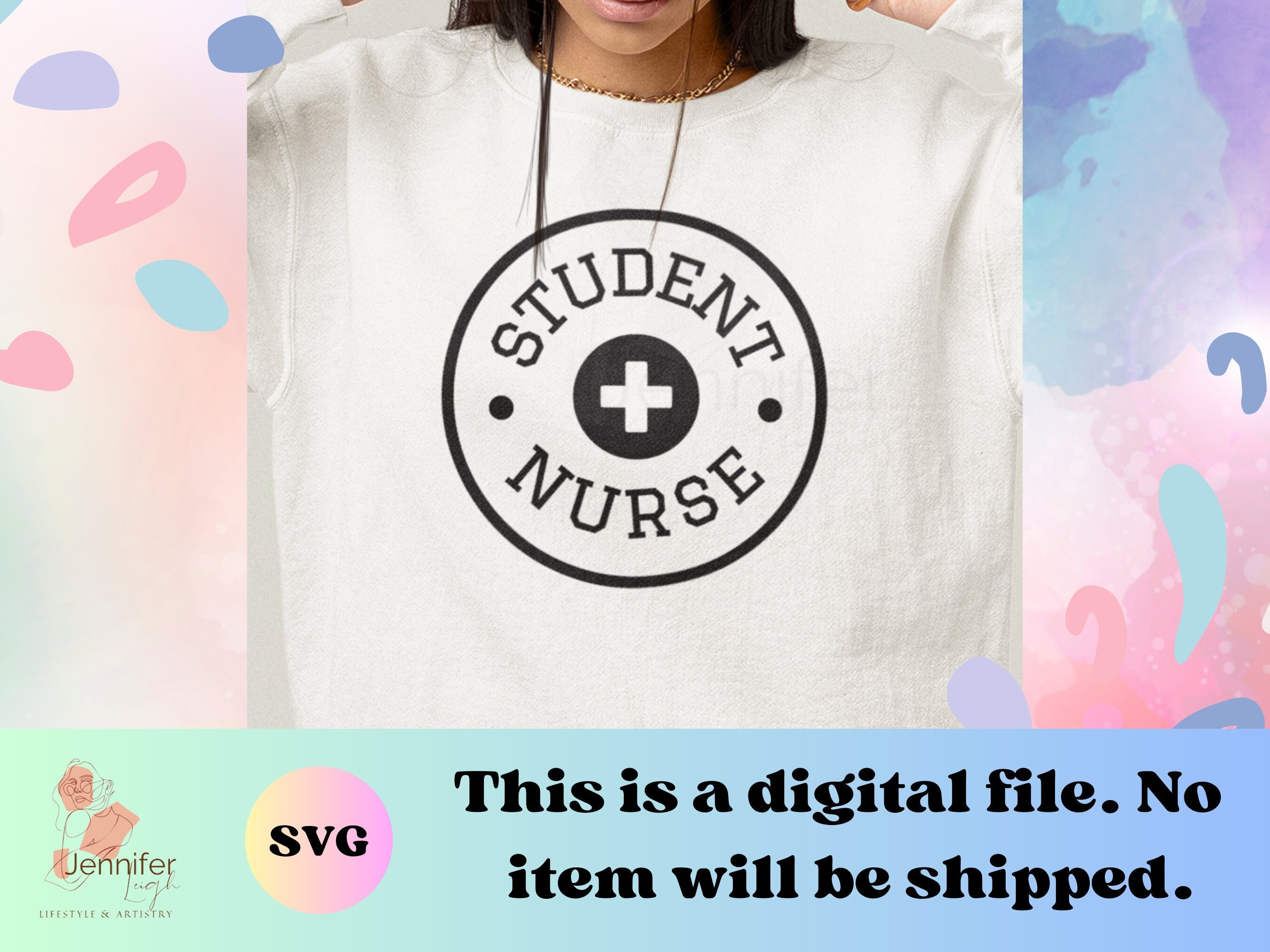 Student Nurse Svg Png Digital Download for Shirt Design Iron - Etsy
