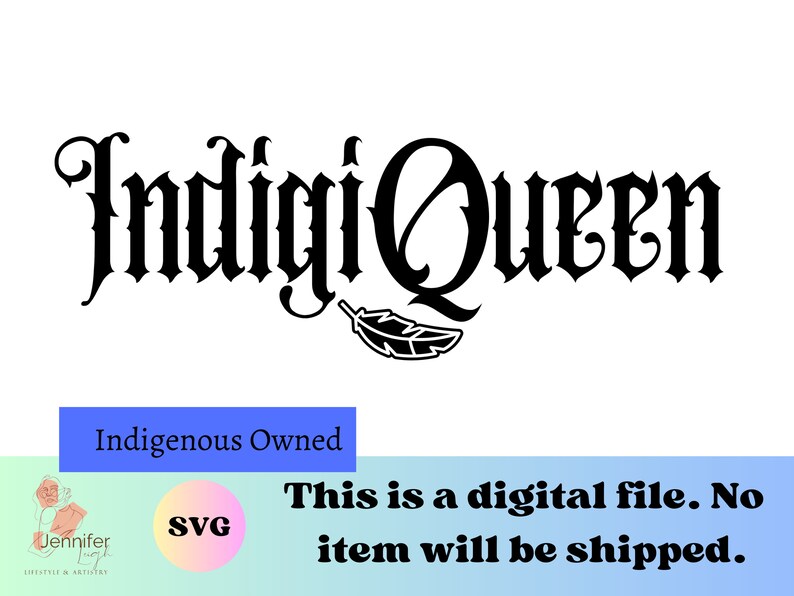 Indigiqueen Indigenous SVG PNG Native Digital Download for Cricut ...