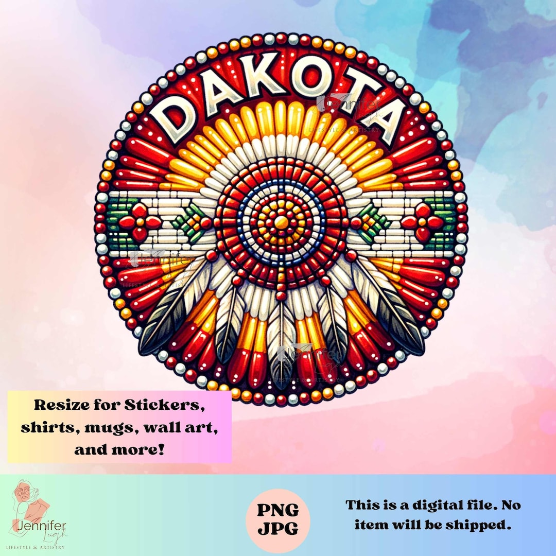 Indigenous Dakota JPG PNG Native Instant Download for Sublimation Use ...