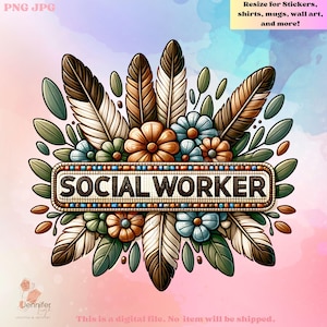 Indigenous Social Worker Png Jpeg Native Designs Digital Download for ...