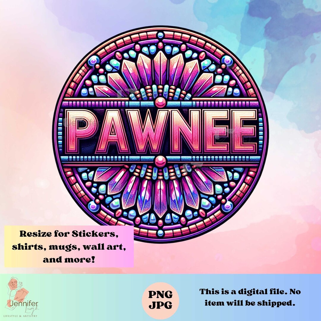 Indigenous Pawnee JPG PNG Native Digital Download for Wall Art ...