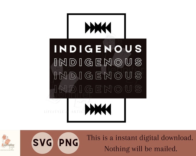 Indigenous SVG PNG Digital Download - Etsy