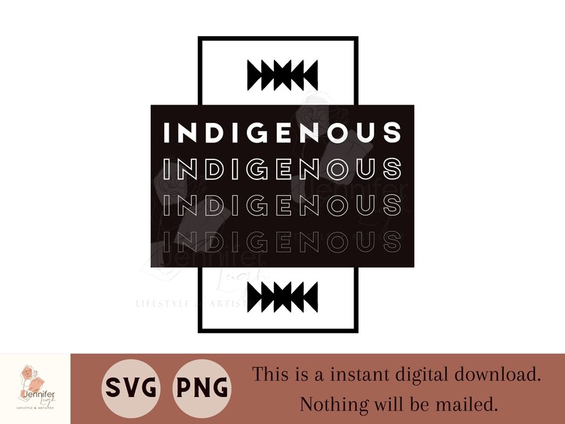Indigenous SVG PNG Digital Download - Etsy