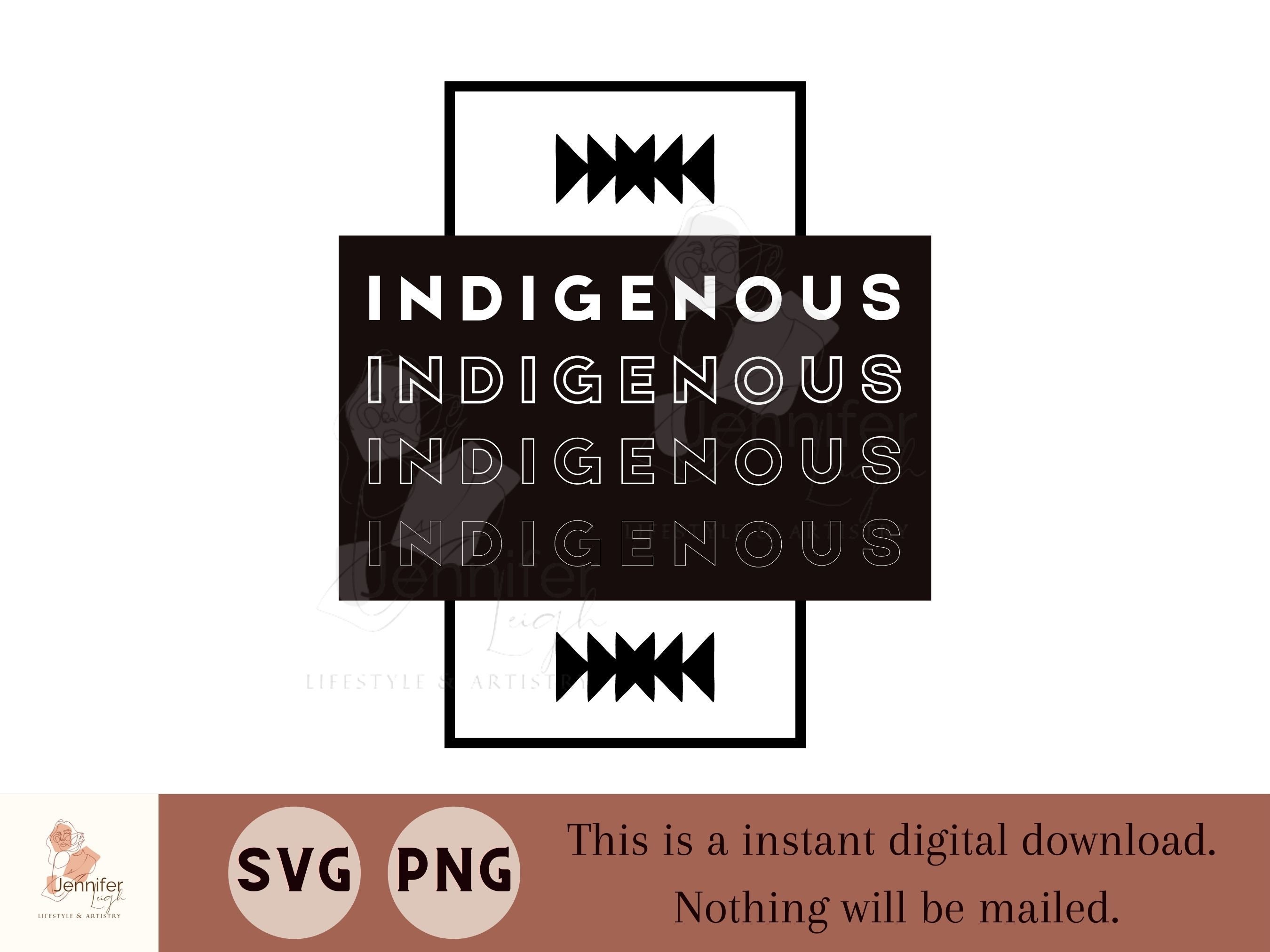 Indigenous SVG PNG Digital Download - Etsy