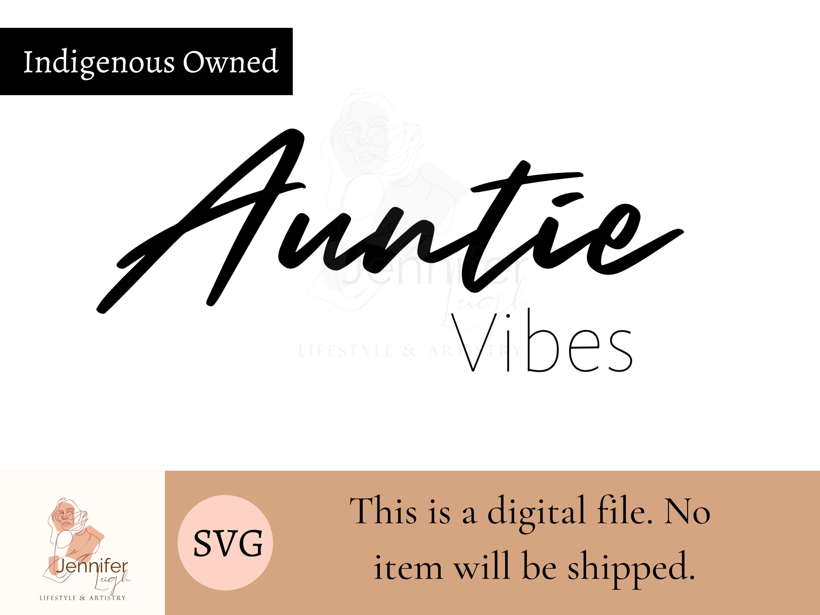 Auntie Vibes Indigenous SVG PNG Native Digital Downloads for Shirts ...