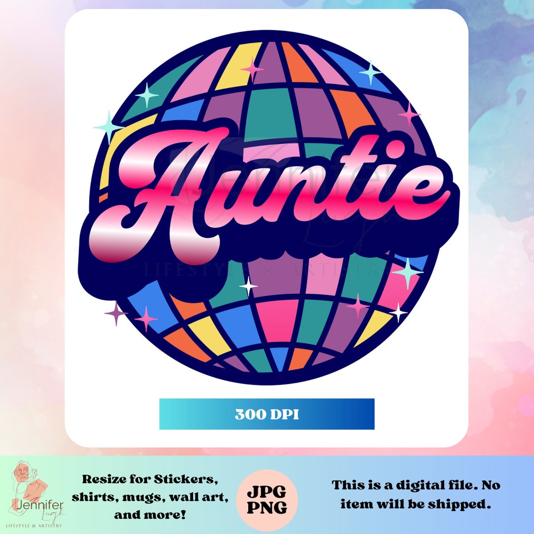 Auntie Indigenous Disco Native PNG JPEG Digital Download - Etsy UK