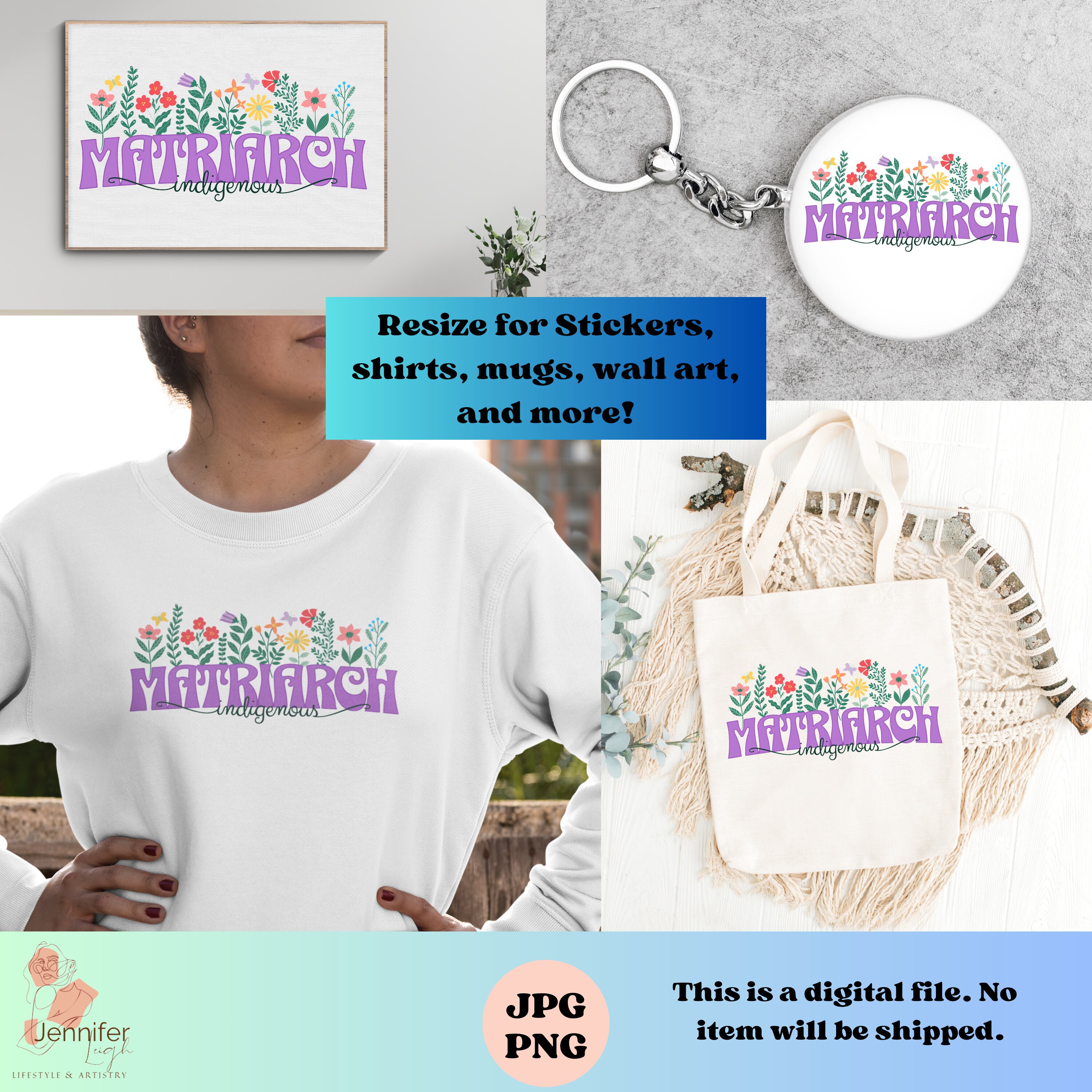 Indigenous Matriarch JPEG PNG Native Designs Digital Download for ...