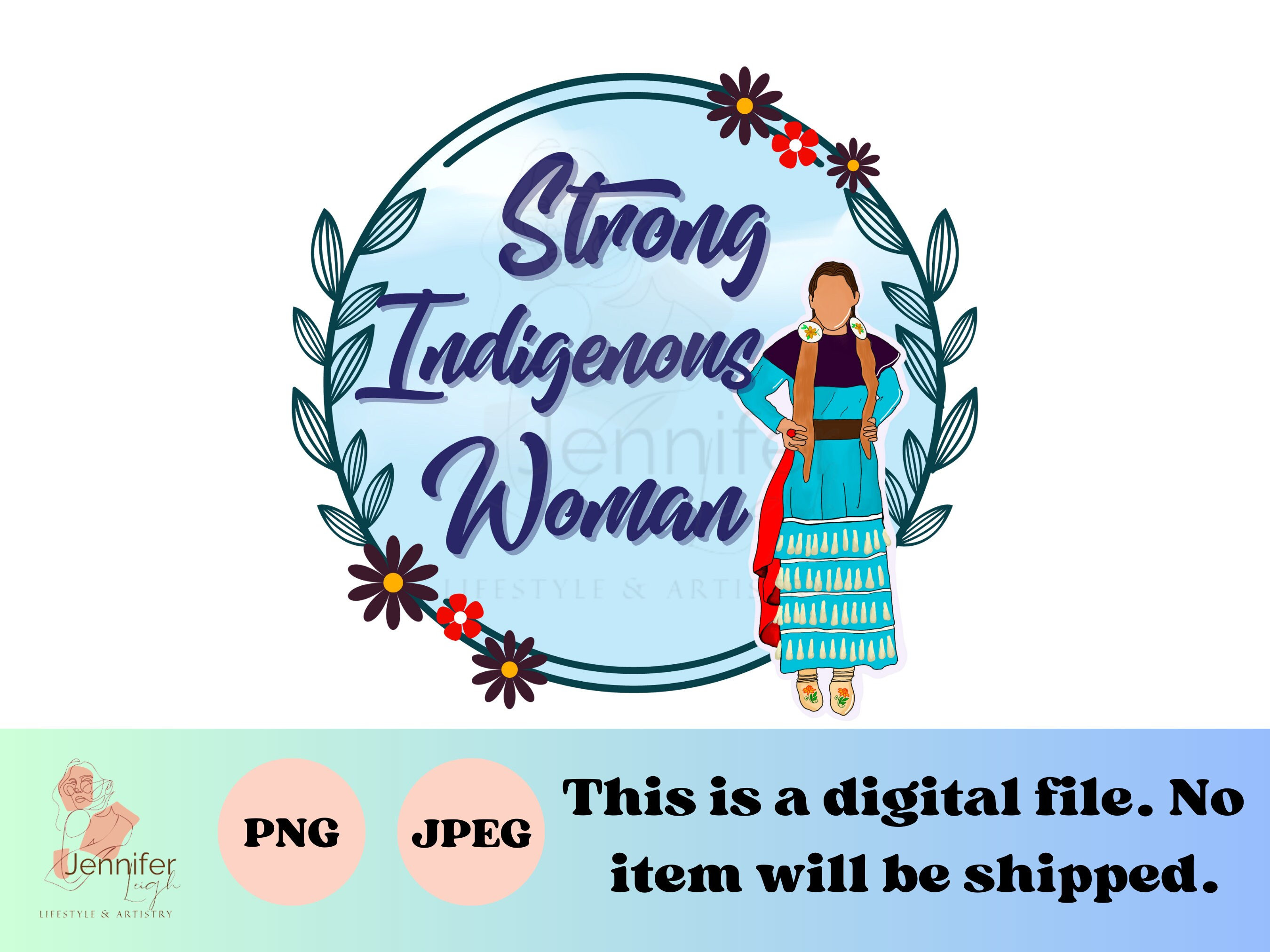 Strong Indigenous Woman Png Jpeg Native Digital Download for - Etsy Canada