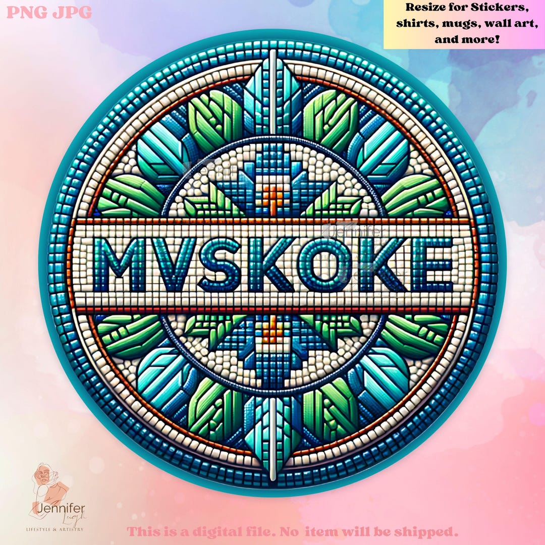 Indigenous Mvskoke PNG JPG Native Digital Download for Sublimation ...