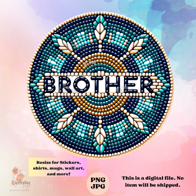 Brother Indigenous PNG Native Digital Download for Sublimation ...