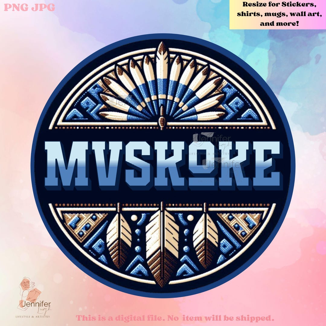 Indigenous Mvskoke PNG JPG Native Digital Download for Sublimation ...
