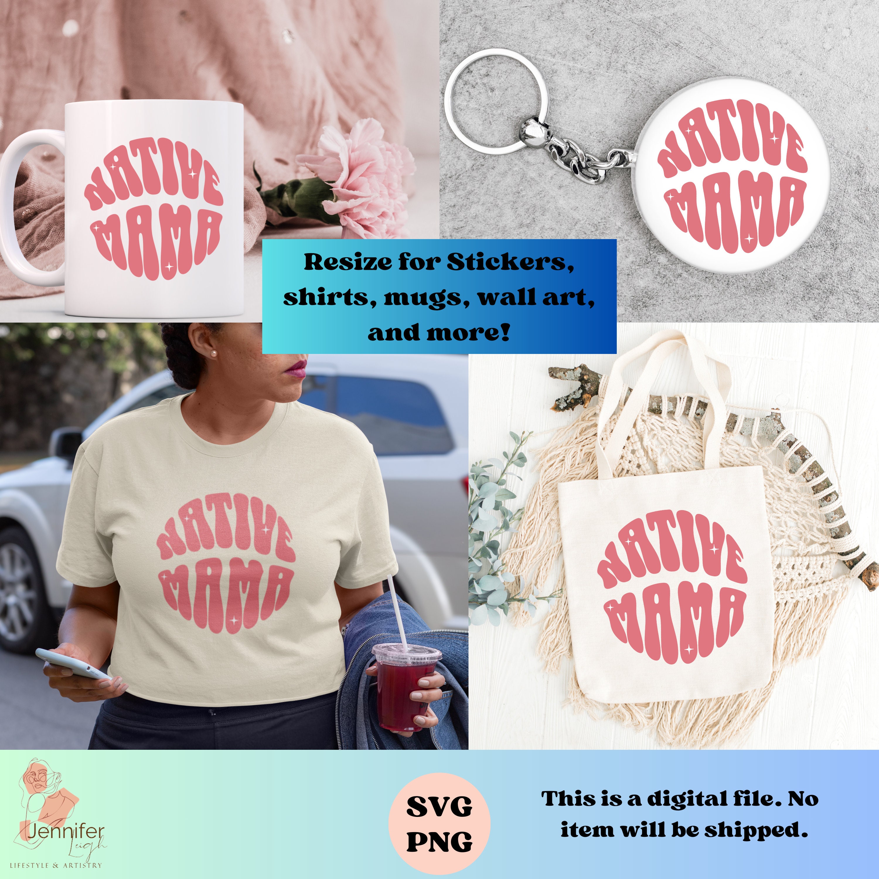 Indigenous Mama SVG PNG Native Digital Download Designs for - Etsy