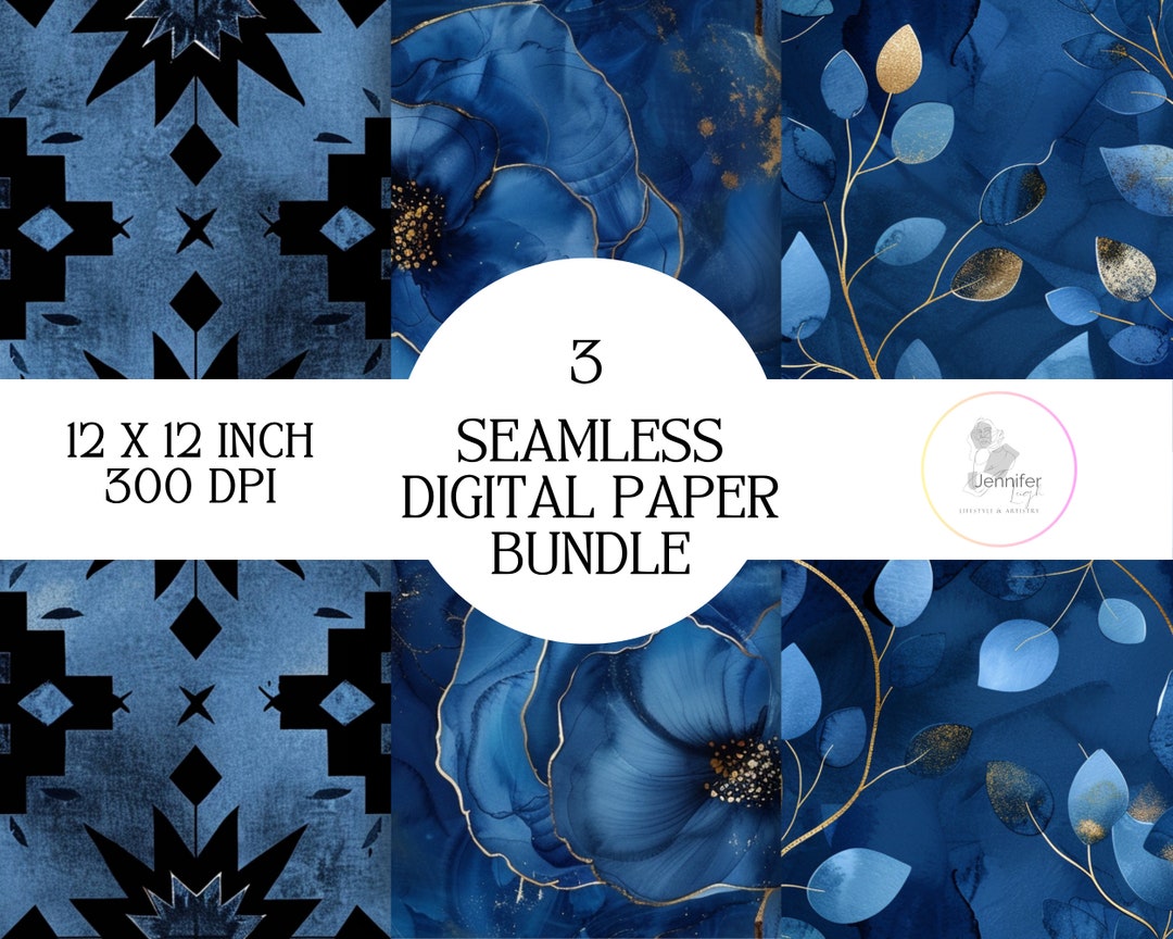Indigenous 3 Seamless Digital Paper Design Bundle JPG Native Designs ...