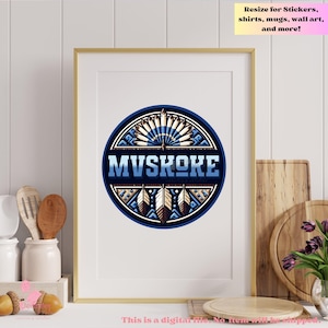 Indigenous Mvskoke PNG JPG Native Digital Download for Sublimation ...
