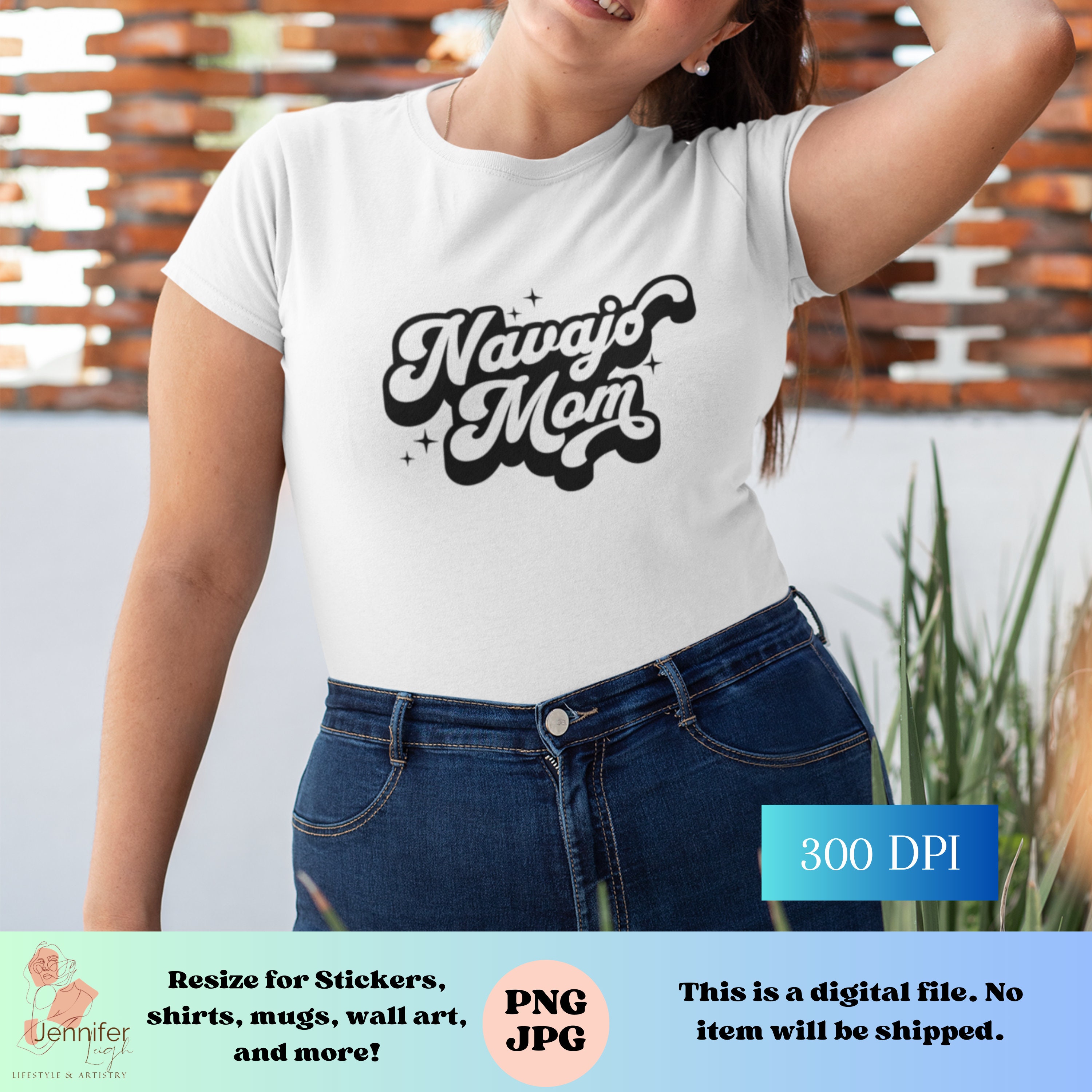 Indigenous Navajo Mom SVG PNG Native Digital Download for Wall Art ...