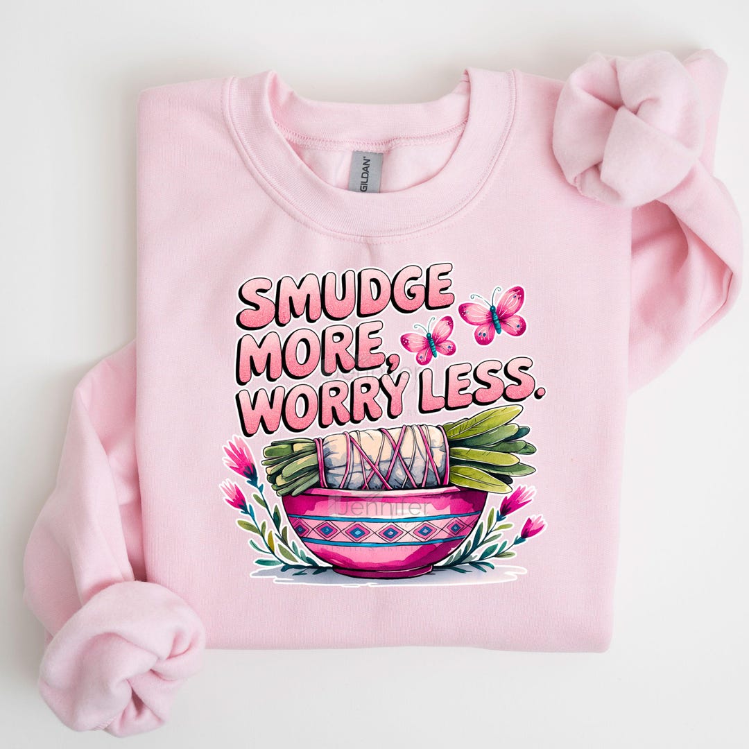 Smudge More Worry Less Indigenous JPEG PNG Native Digital Download for ...