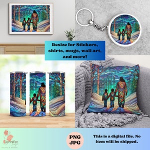Indigenous Father JPG PNG Native Digital Design Download for ...