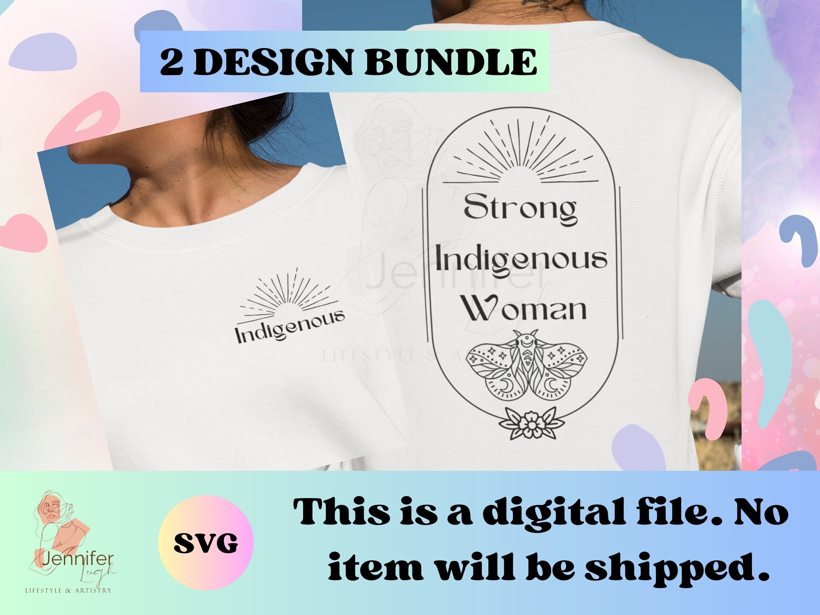 Strong Indigenous Woman SVG PNG Bundle Native Digital Download - Etsy ...