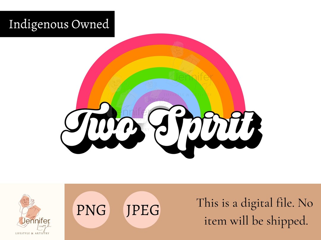Indigenous Two Spirit Pride JPEG PNG Native Digital Download for Wall ...