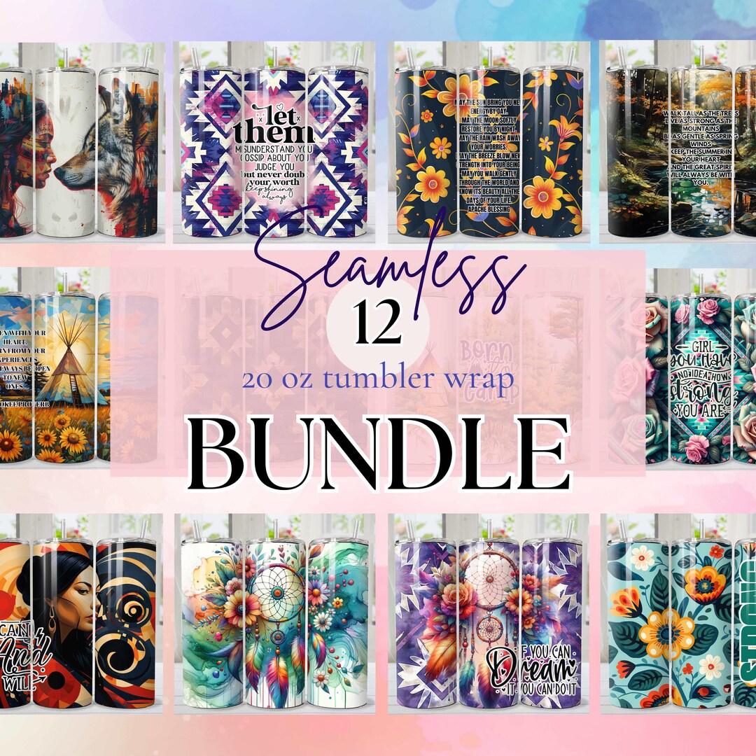 Indigenous Bundle Native Digital Download for 20 Oz 9.2 X 8.3 Skinny ...