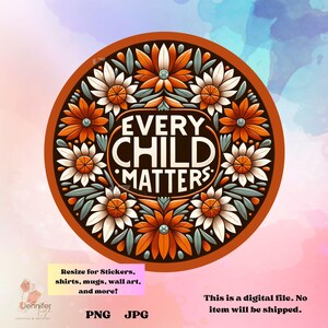 Every Child Matters Indigenous Design. Instant Native Digital Download ...
