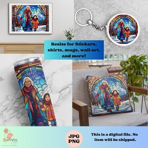 Indigenous Walks With Kokum JPG PNG Native Digital Design Download for ...