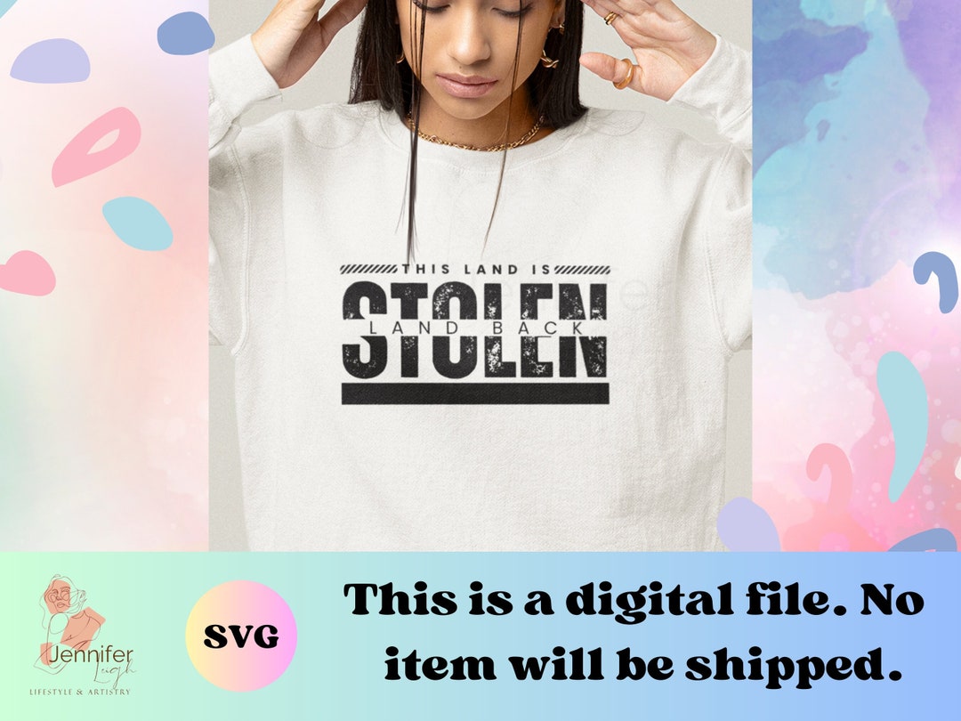 Indigenous Stolen Landback SVG PNG Native Digital Download for Cricut ...
