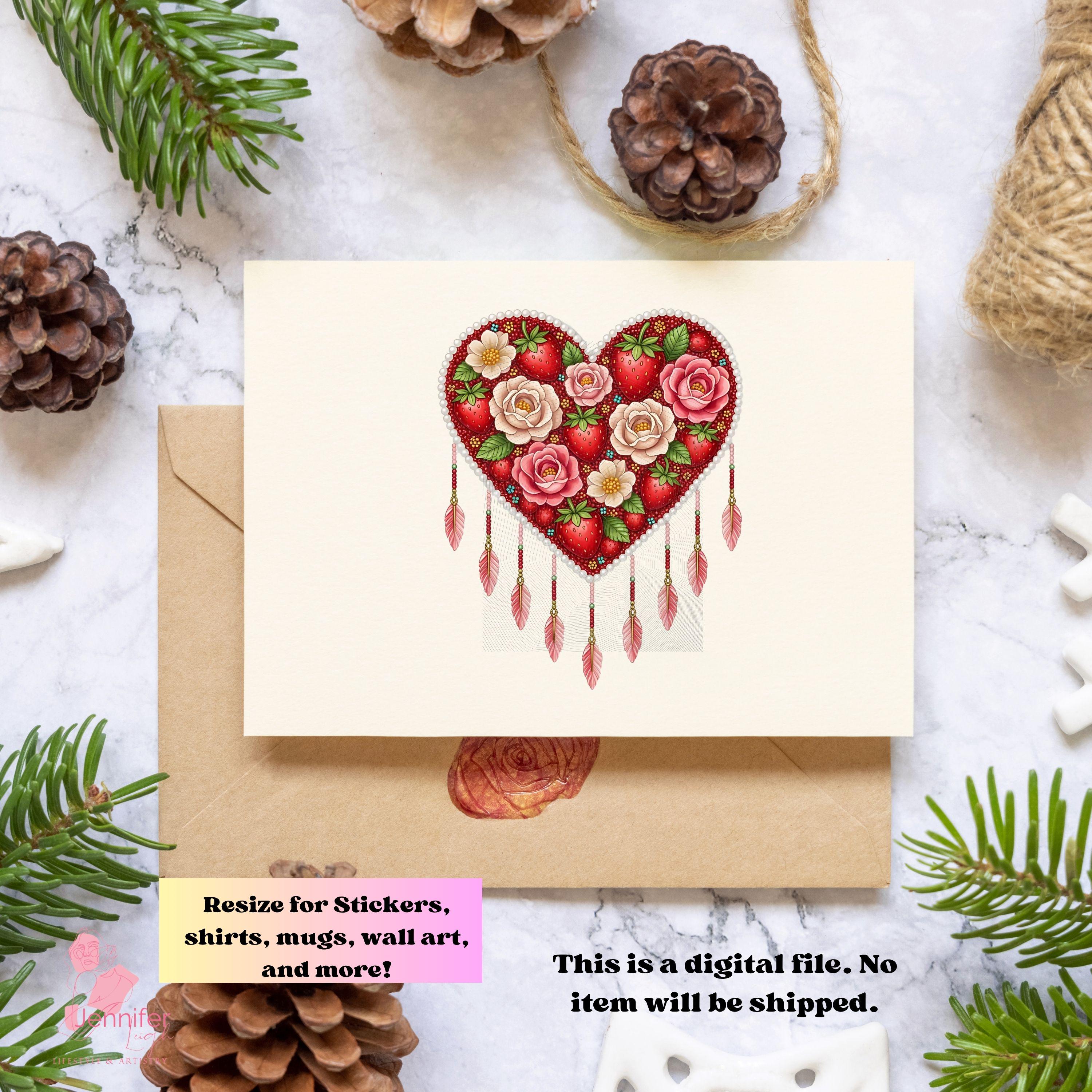 Indigenous Heart Jpg Png Native Digital Download Sublimation Design ...