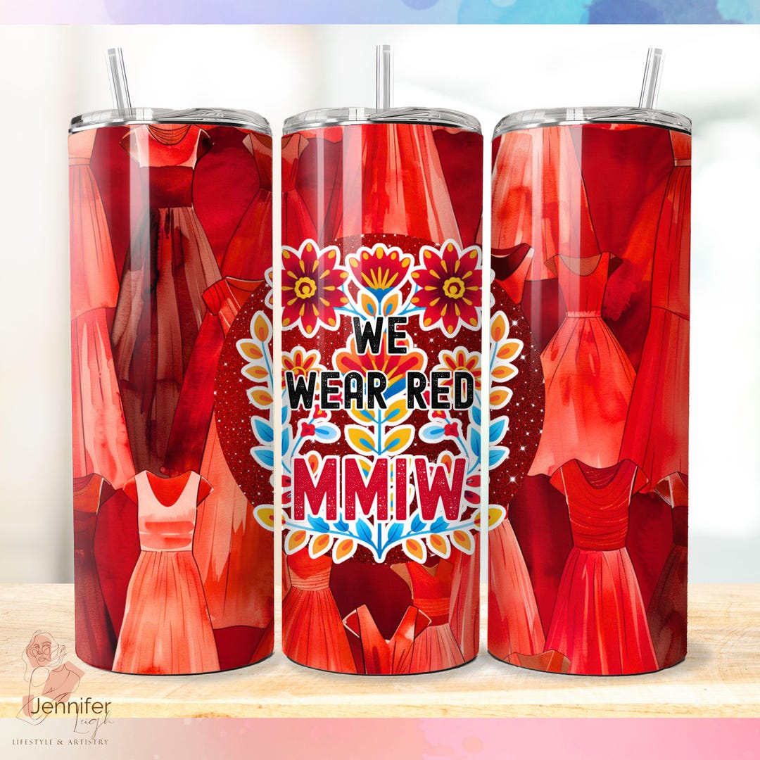 MMIW Red Dress Indigenous Seamless Edge PNG Native Instant Download for ...