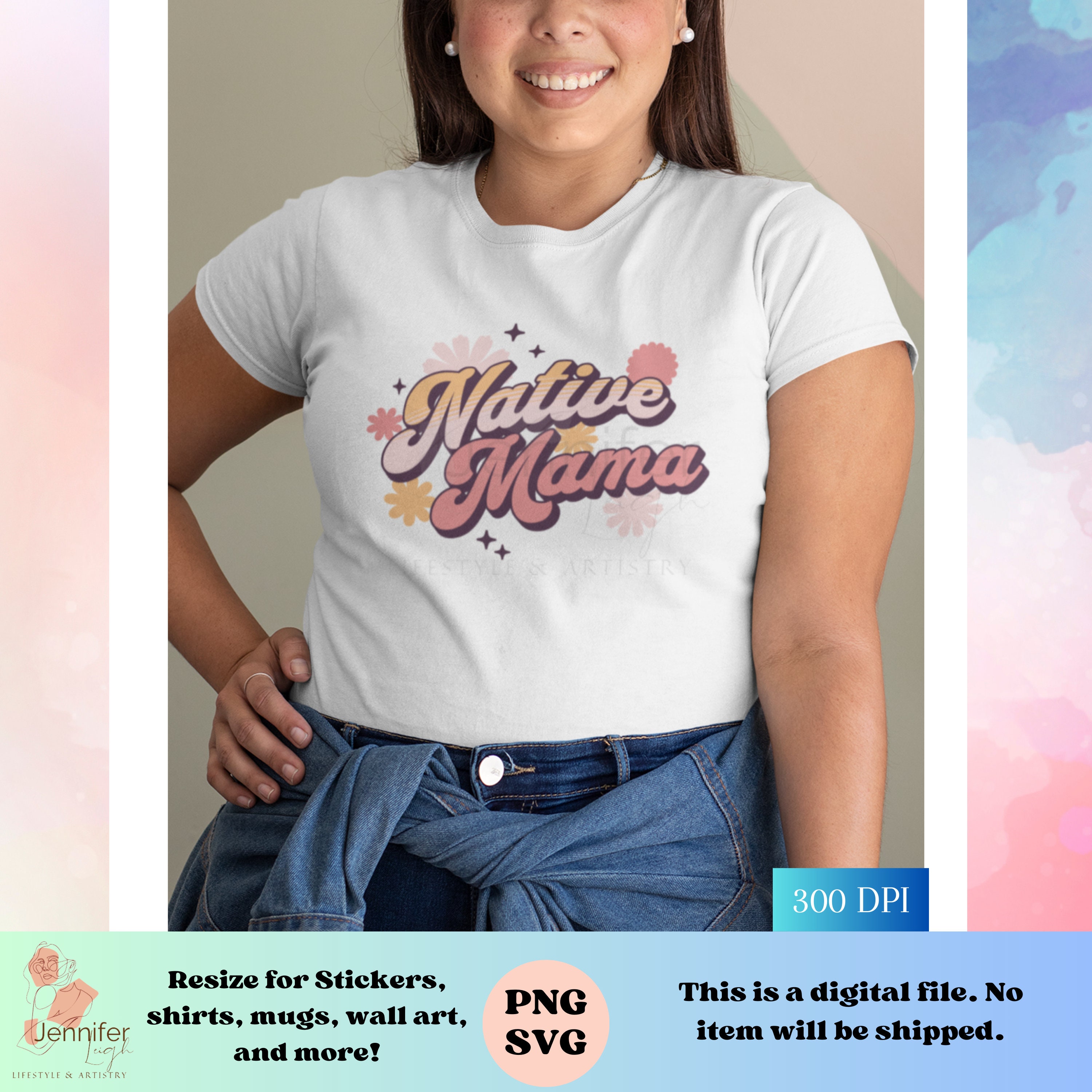 Native Mama Indigenous SVG PNG Native Digital Download Designs for ...