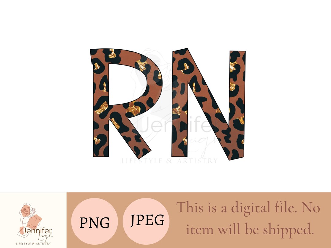 Nurse Rn Digital Download Png Jpeg for Shirts, Iron On, Cricut Crafts ...