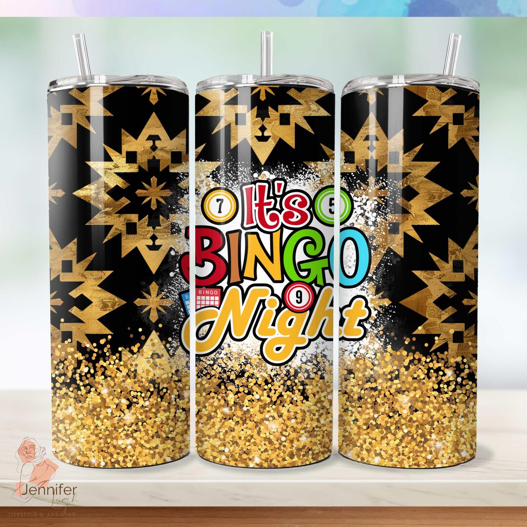 Indigenous Bingo Tumbler Wrap PNG Native Instant Download for 20 Oz 9.2 ...