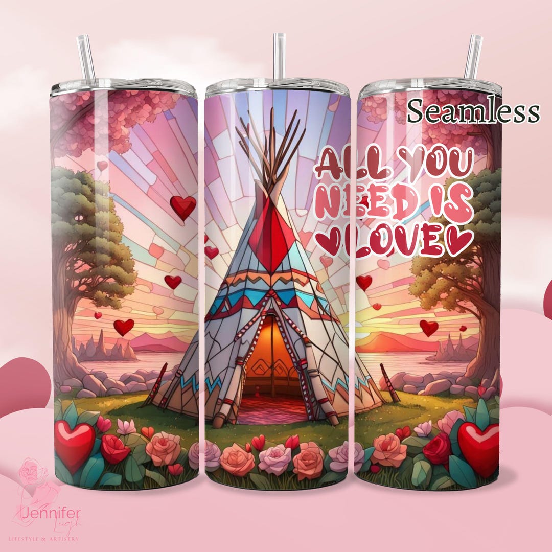 Indigenous Valentines JPG Png Native Digital Download for 20 Oz 9.2 X 8 ...