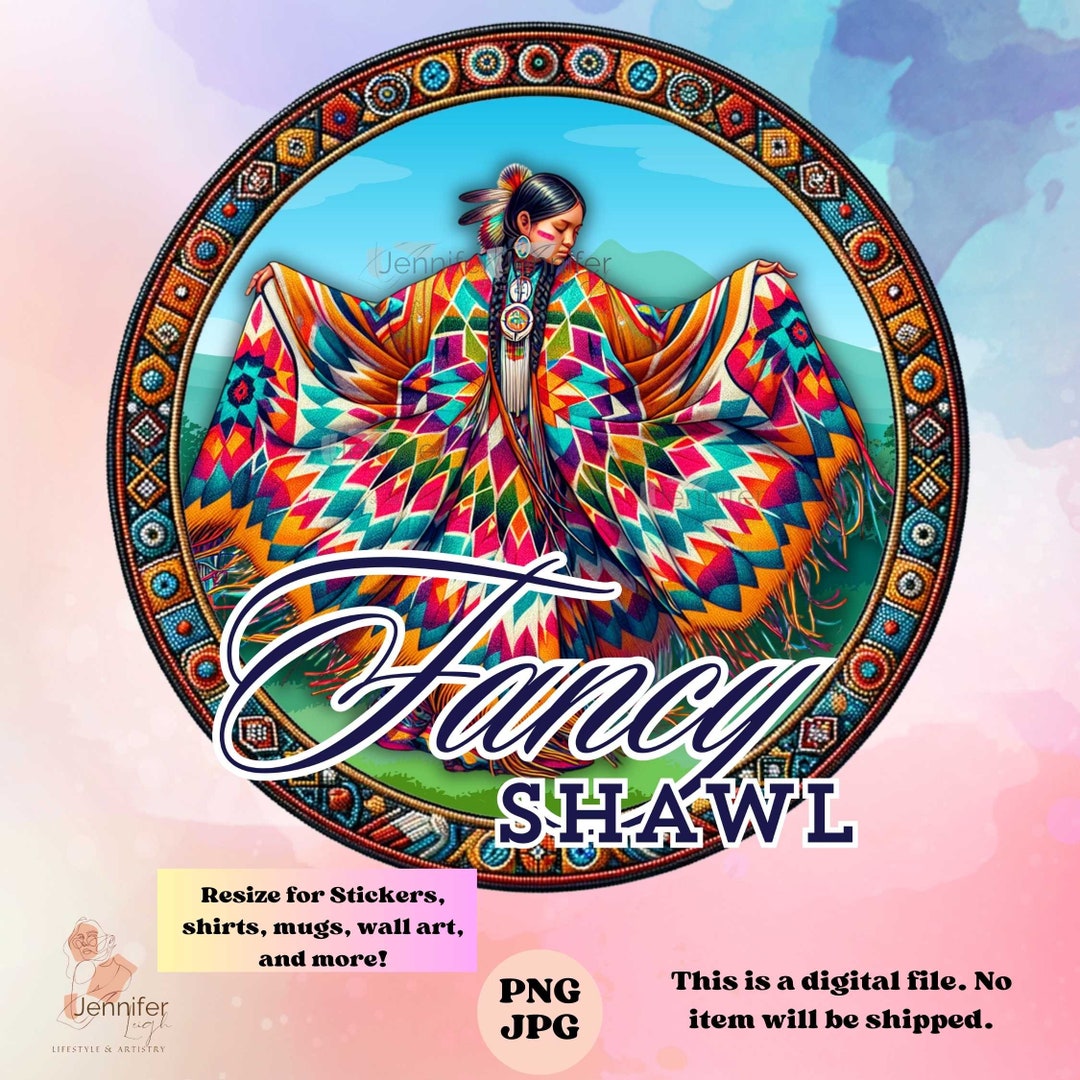 Dance Fancy Shawl Indigenous Png Jpeg Native Digital Download for Sublimation, Printable Art - Etsy