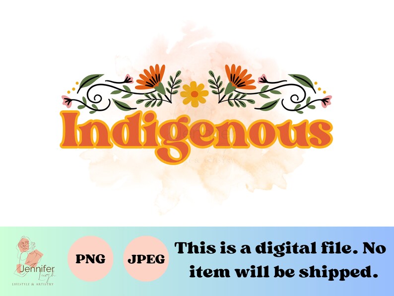 Indigenous Floral Png Jpeg Digital Download - Etsy